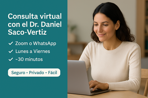 Consulta Virtual con Dr Daniel Saco-Vertiz - Surgery in Peru
